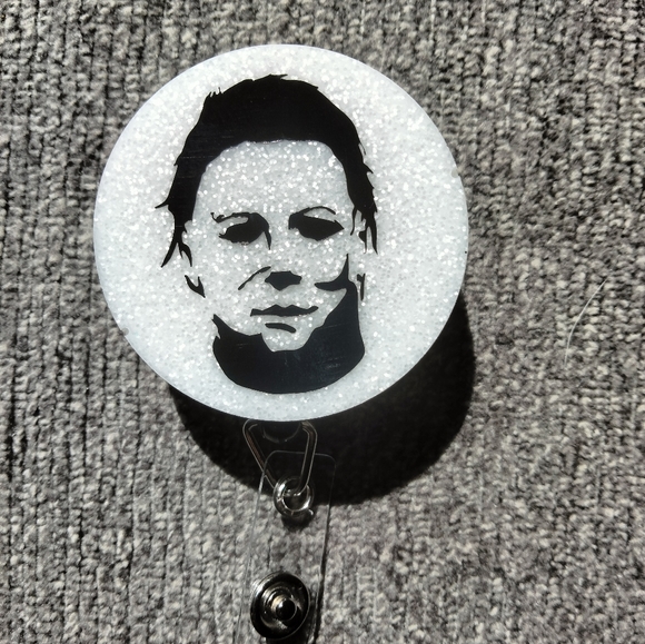 Handmade | Accessories | Michael Myers Halloween Scary Face Retractable ...
